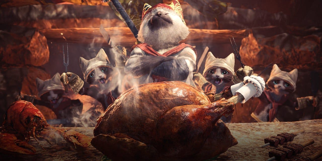 YouTuber chef creates giant Monster Hunter: World inspired meal platter ...