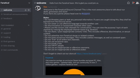 Fanatical on Discord - Chat with fellow gamers | Fanatical Blog